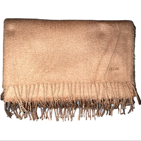 Celine | Accessories | Celine Cashmere Scarf Wrap | Poshmark